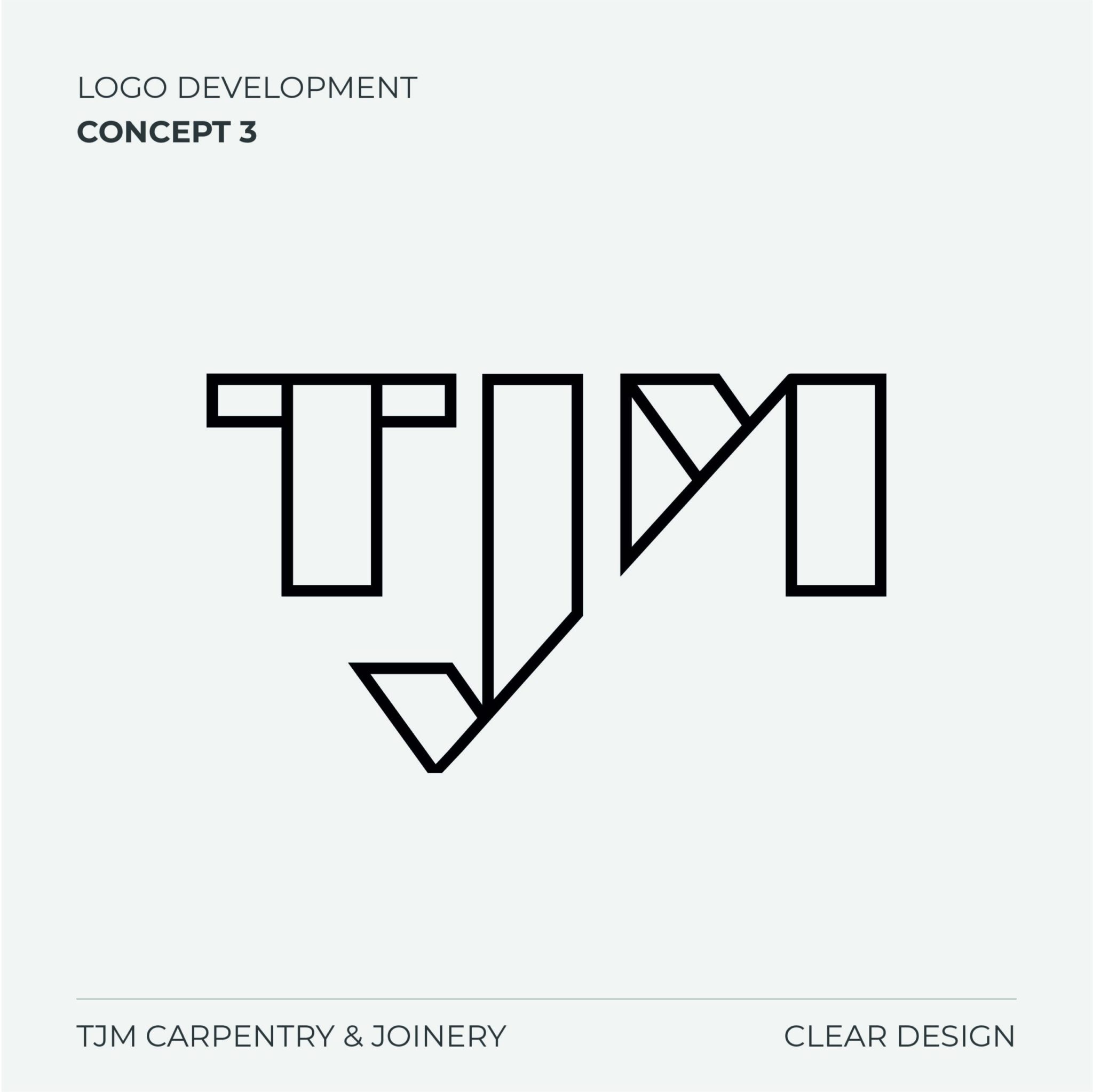 TJM Carpentry & Joinery Logo Design | Clear Design